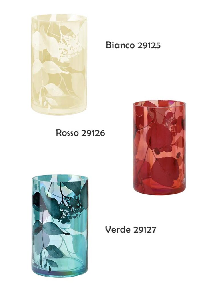 Vaso Vetro Botanic Hervit - Iris Bomboniere